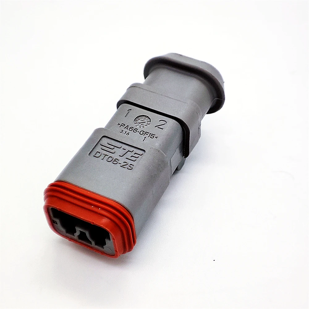 Original Te / Deutsch Dt06-2s-e008 2pin Automotive Connector Dt Plug 2#16 Skt 2 Way,100% New And ...