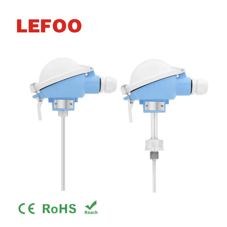 LEFOO LFW20 4-20ma Pt100 IP65 Liquid Gas Armored Transducer