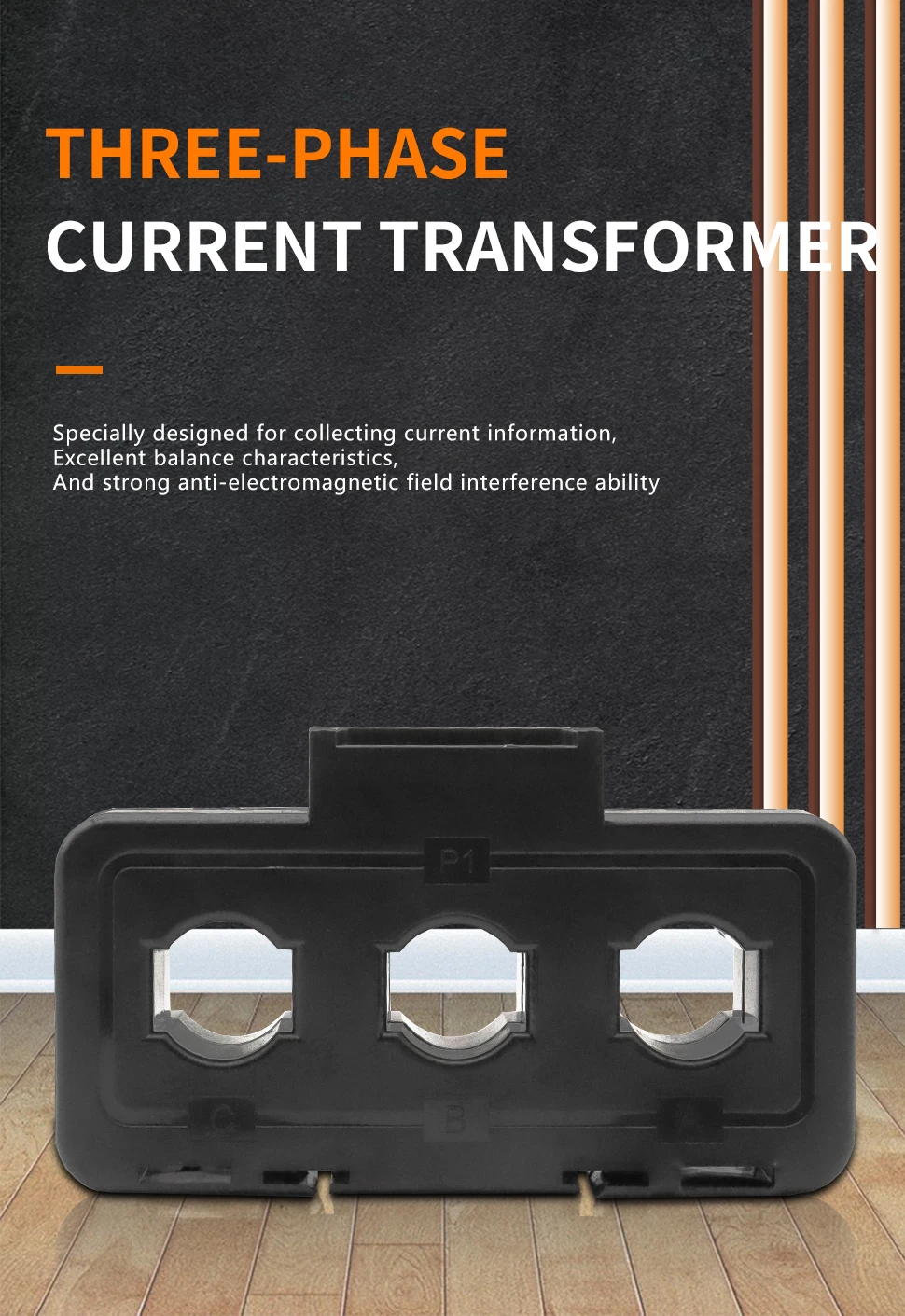 Three-phase Integrated Current Transformer Class 0.5 Micro Ac 380v ...
