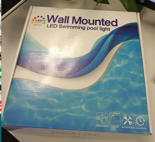 Tadpole 12v Abs Ip68 12w 18w 25w 35w Waterproof Wall Mounted Remote Control Rgb Led Underwater ...