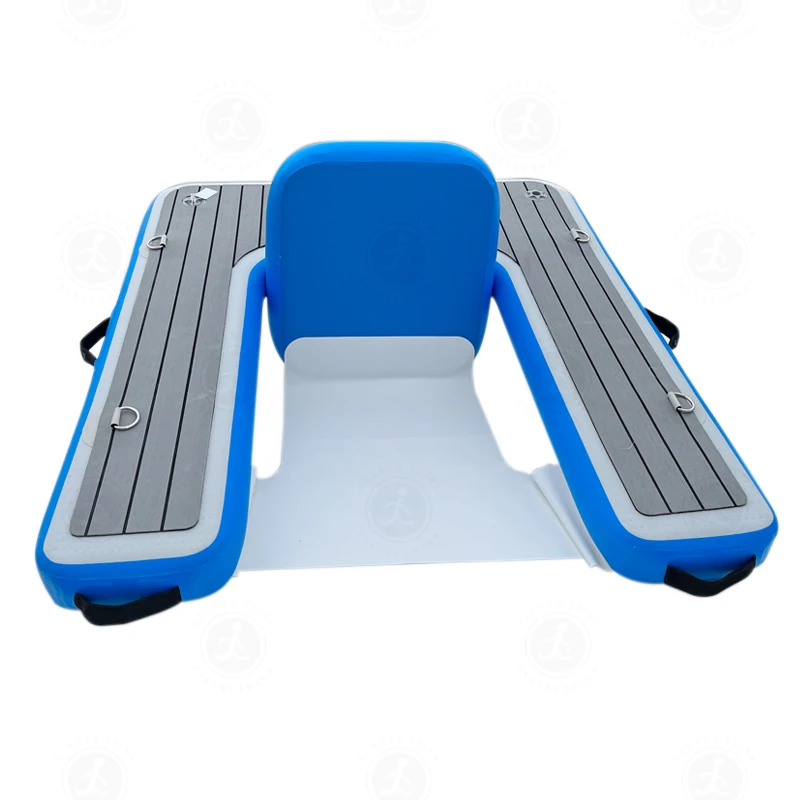 Portable Modular Drop Stitch Pvc Floating Leisure Lounge Jet Ski Dock ...