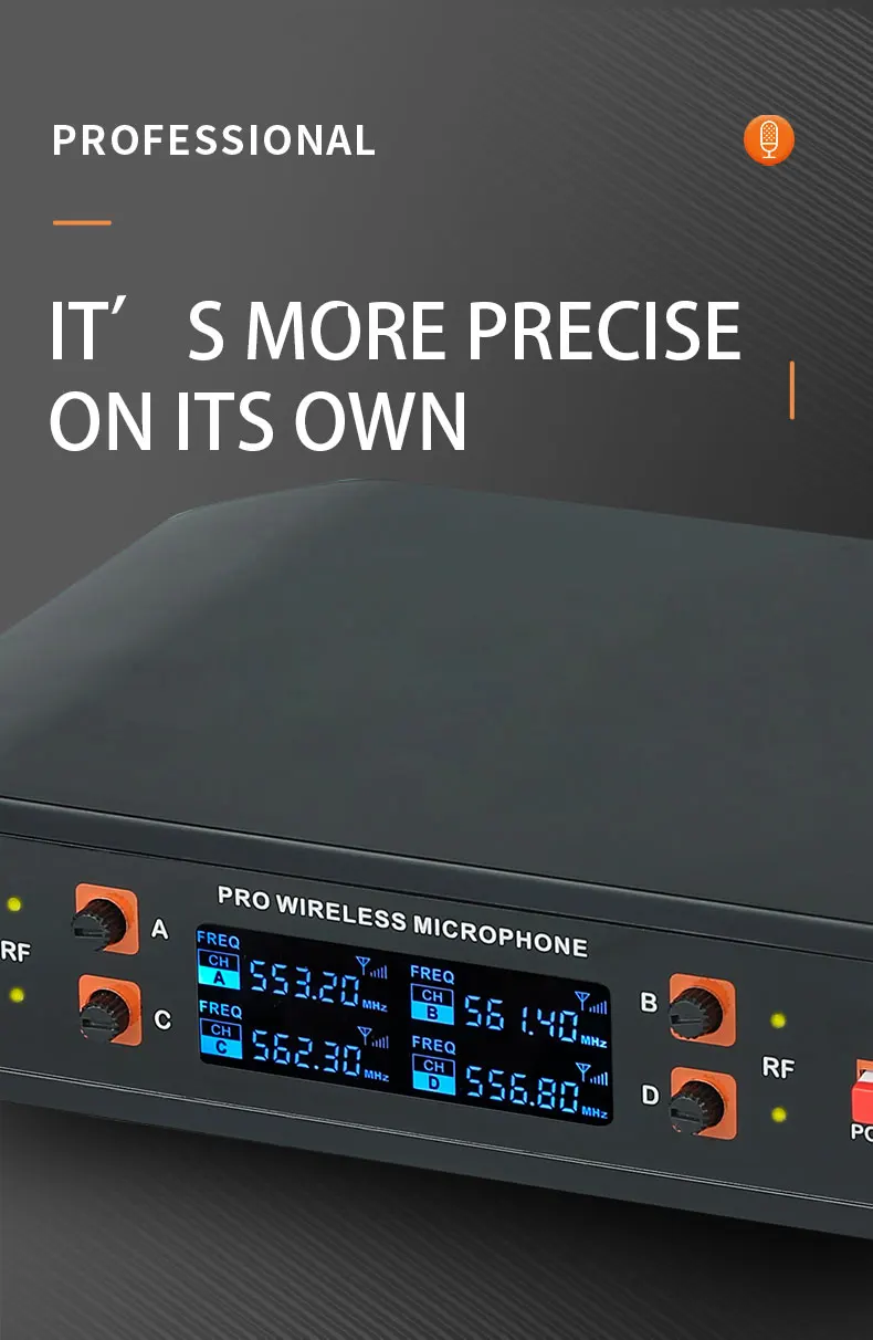 Brand New High Quality Wireless Microphone With High Quality 4 Wireless ...