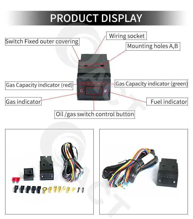 CNG LPG Autogas Switch Kit for EFI EFC Natural Gas System