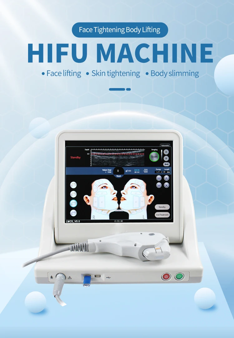 2026 portable desktop hifu 7d beauty machine skin tightening machine face lifting Ultrasound ...
