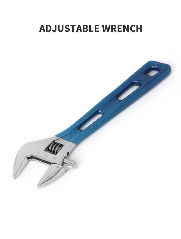6" 8" Chrome Plated Hookable Lightweight Spanner Adjustable Wrench with ...