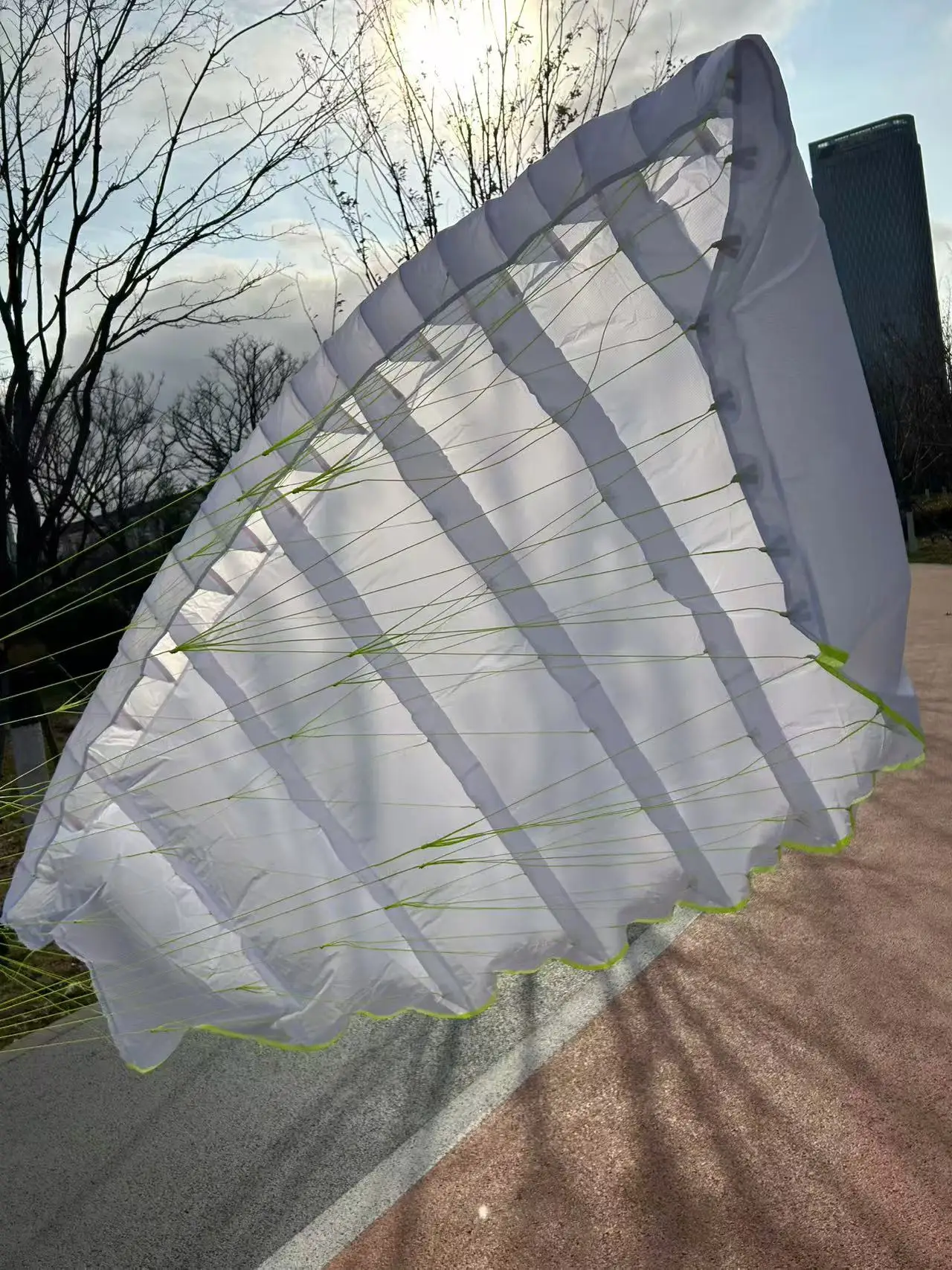 Kinma Parawing Technology for Downwind Wing Foil Surfing