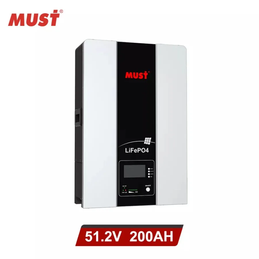 Must 5kw 10kw Lithium Battery 24v 48v Solar Energy 200ah Power Wall ...