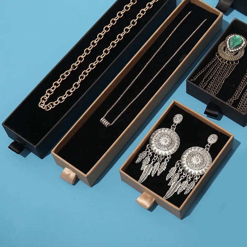 Custom Blue Jewellery Packaging Pouch Bag with Insert Pad, and Jewelry ...