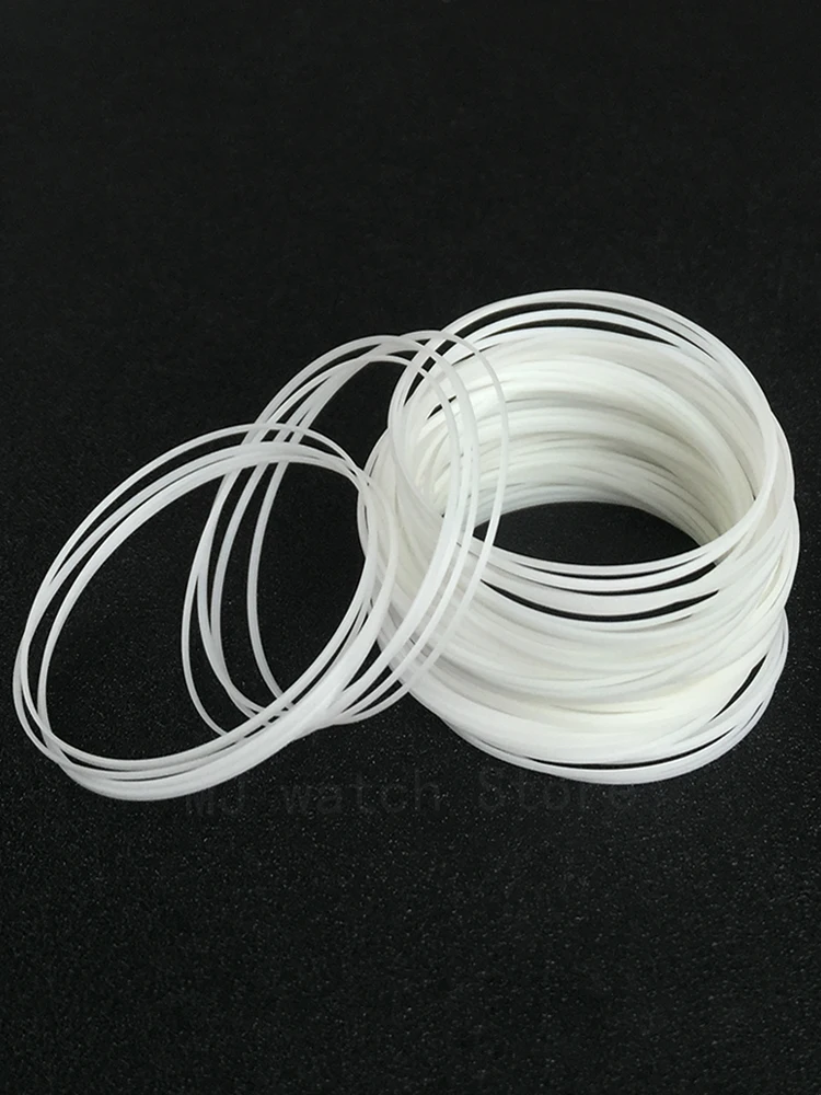 White Gasket For Watches Front Crystal I-ring 16-29.5mm Dia 0.85mm High ...