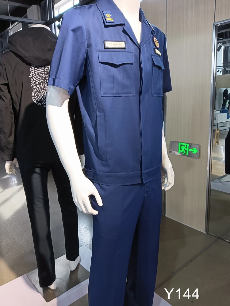 Customized Breathable Short Sleeve Cotton Work Uniforms Anti-static ...