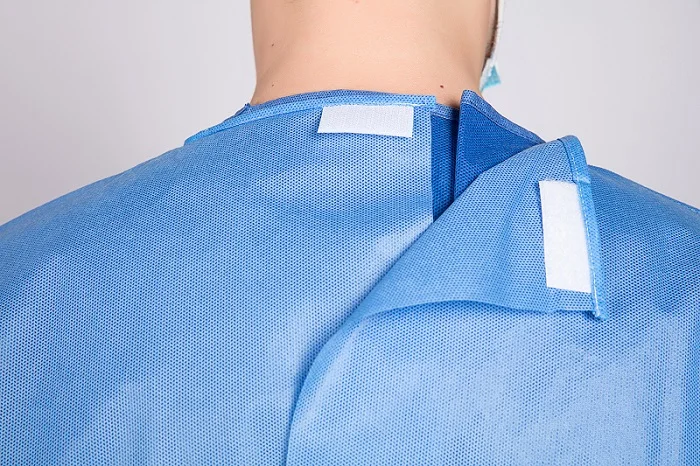 Hospital Staff Isolation Gowns Clothing Uniforms Non Woven SMS Doctor ...