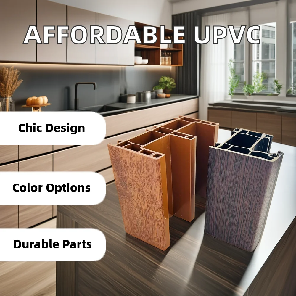 Durable European Style PVC Profile Sliding Casement Windows