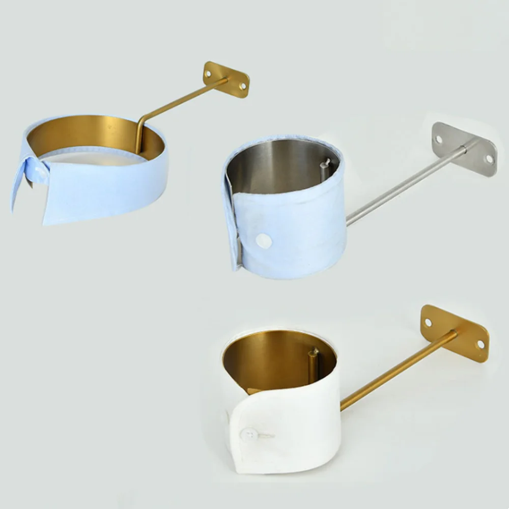 Stainless Steel Wall-Mounted Cuff Racks for Clothing Display