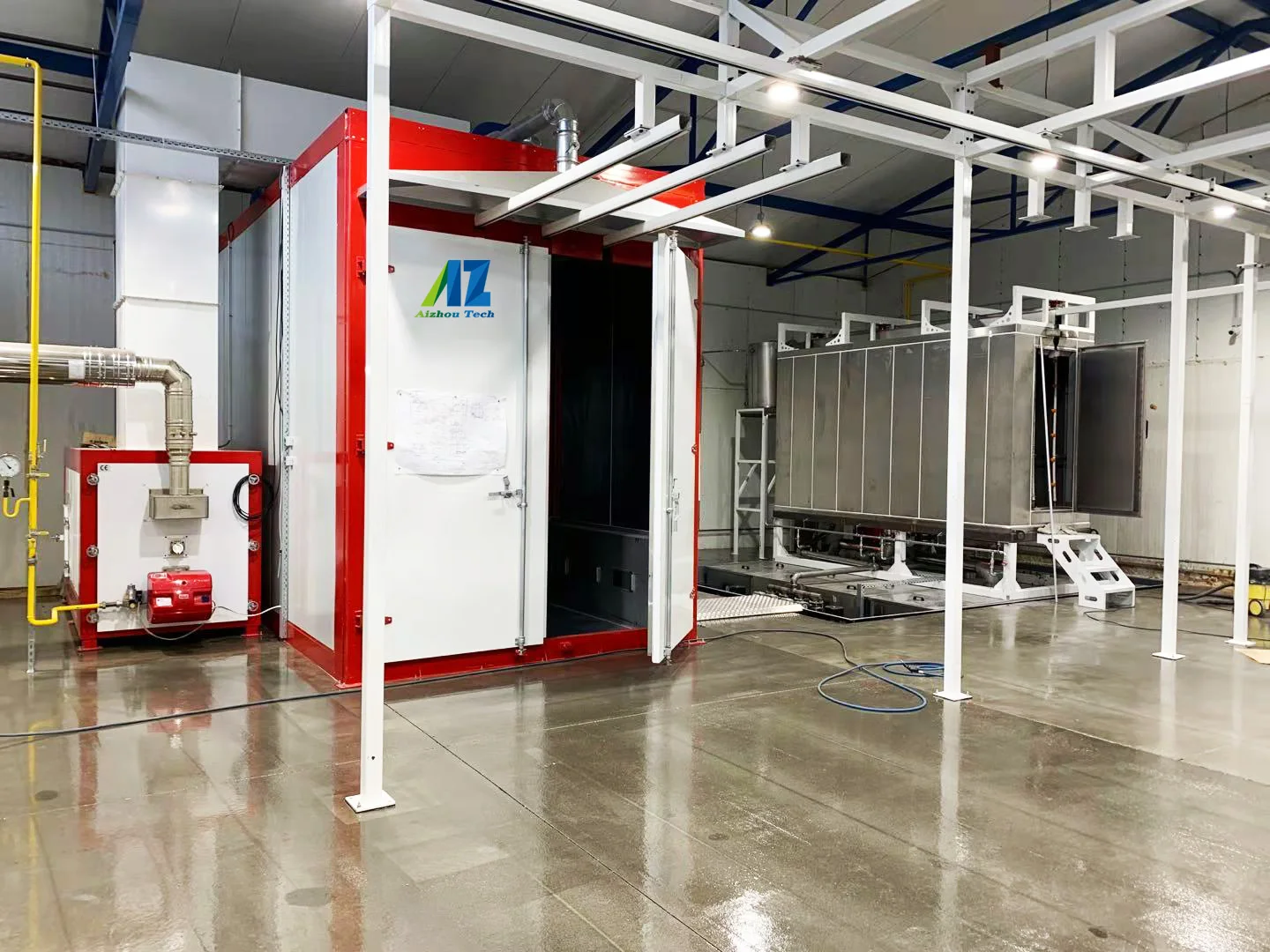 Gas/electric/Lpg Heater Powder Coating Gas Oven Metal Coating Machinery ...