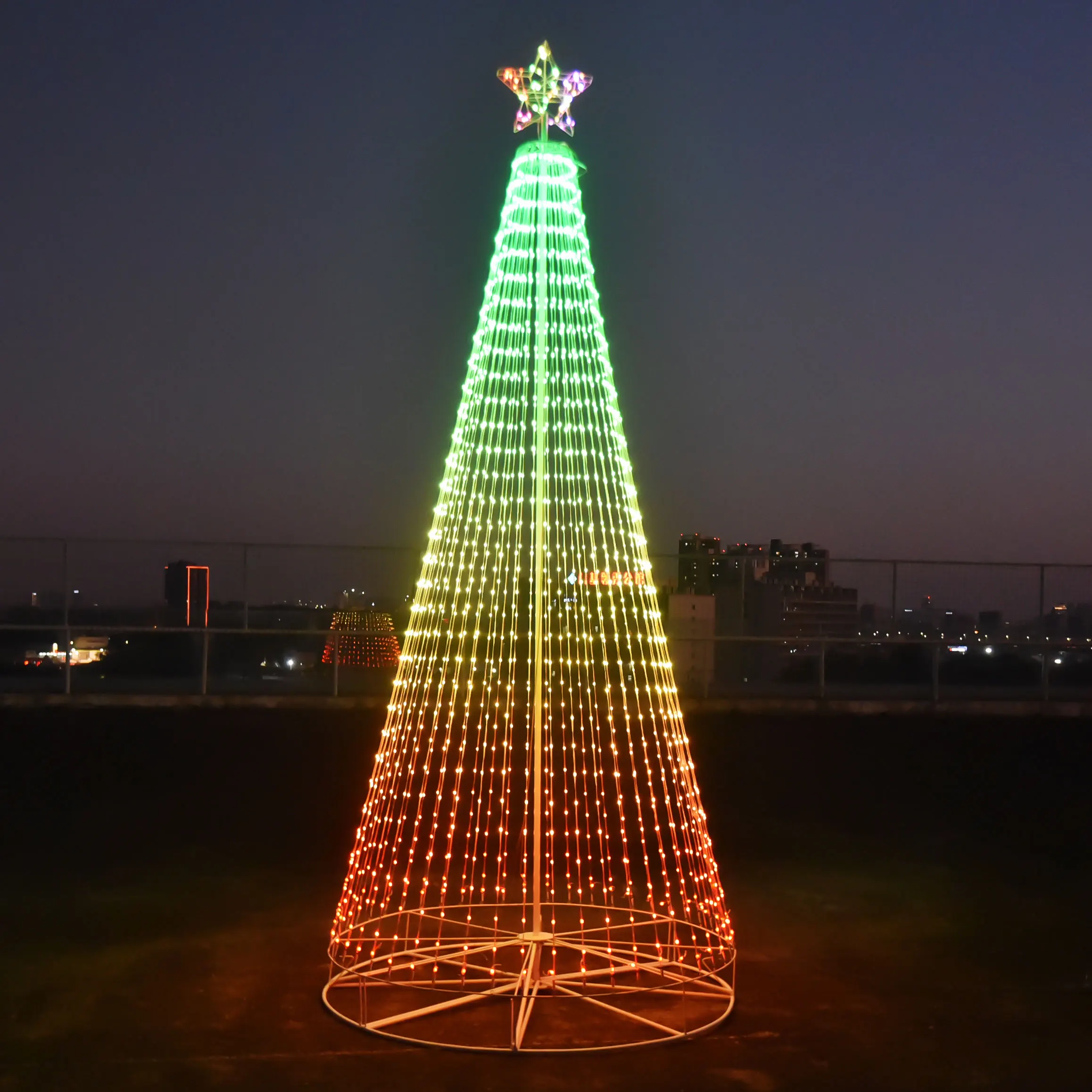 Outdoor Christmas LED Pixel Tree - Smart & Waterproof