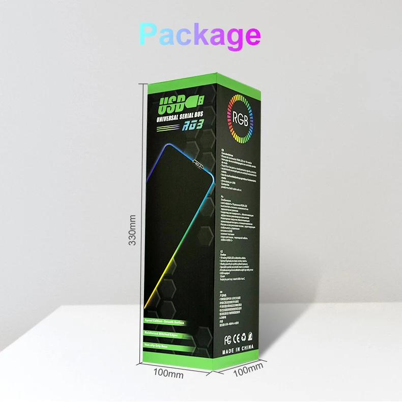 Custom Glowing Extended Large Natural Rubber Computer Desk Battle Mat ...