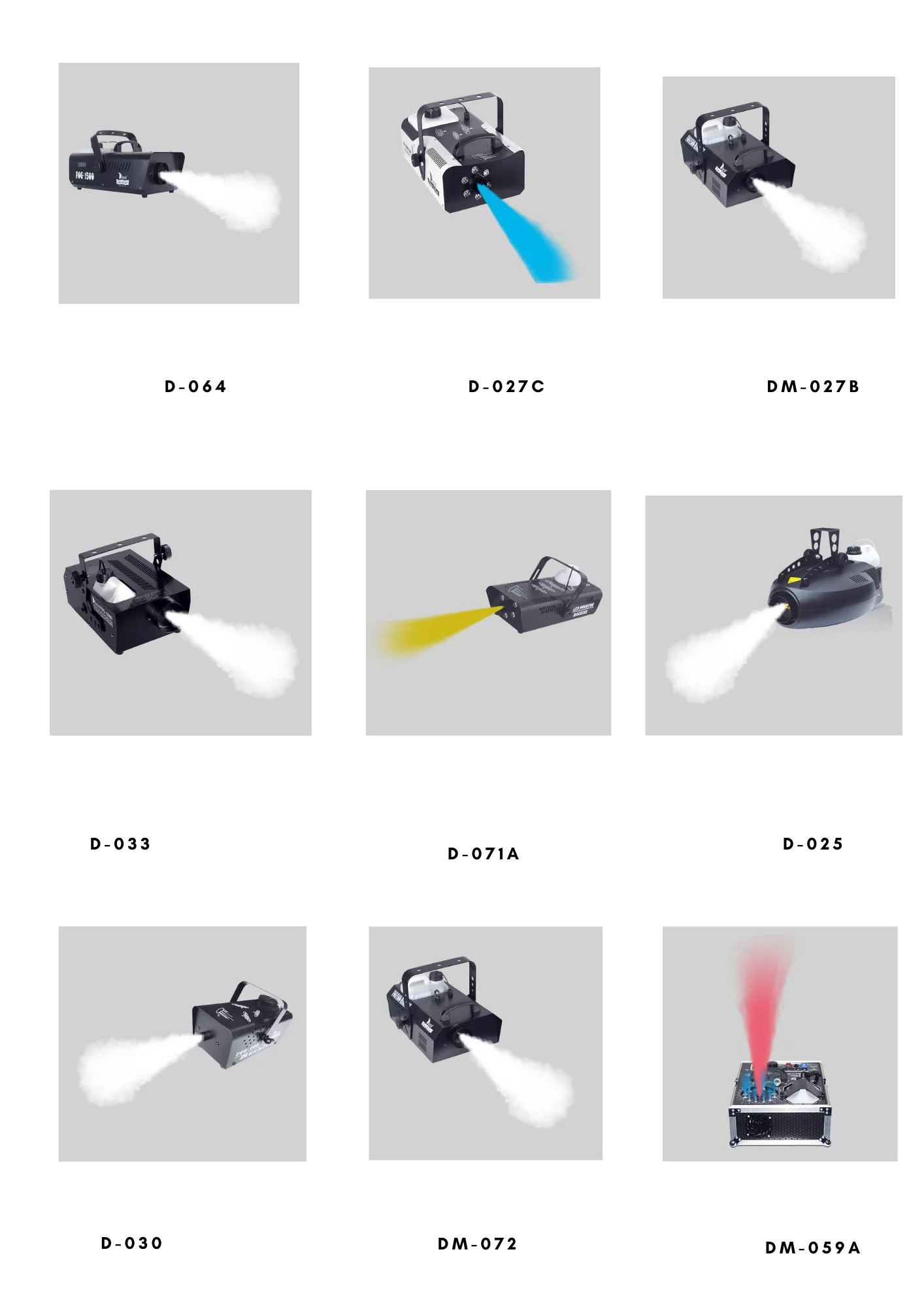 Outdoor Nimbus 3000W Max Power Fog Machine with LED Light