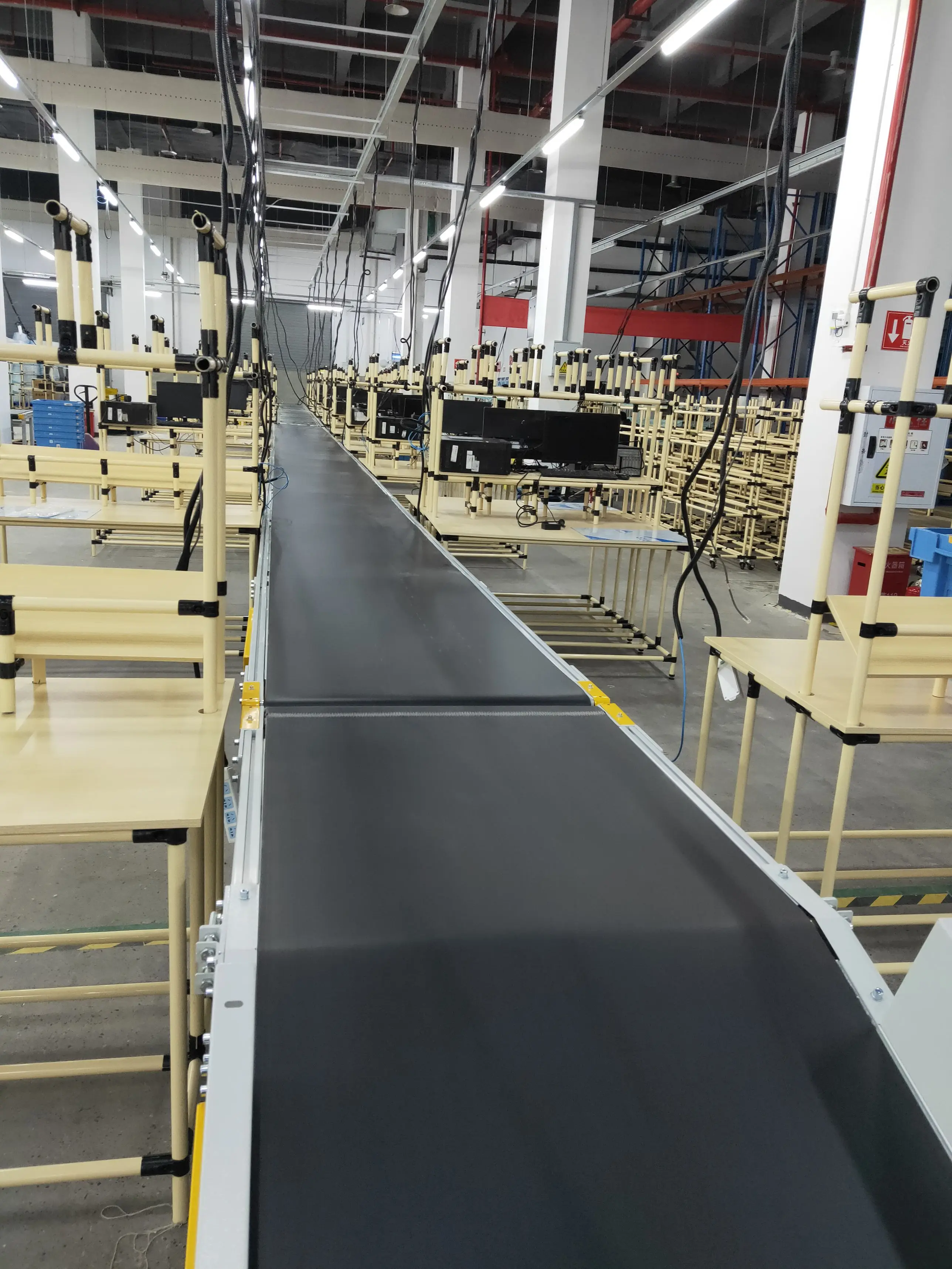 Elevator Assembly Line Conveyor Belt Conveyor Flat Belt Conveyor - Buy ...