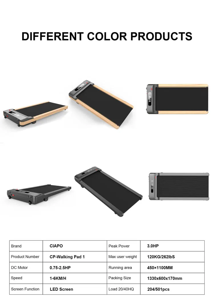 Ciapo Mini Treadmill - Compact Running Machine for Home