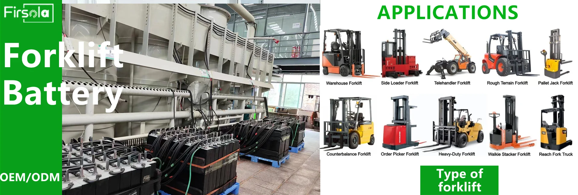 Firsola Fb25pje 72v 420ah Forklift Replacement 6pzb420 Battery For ...