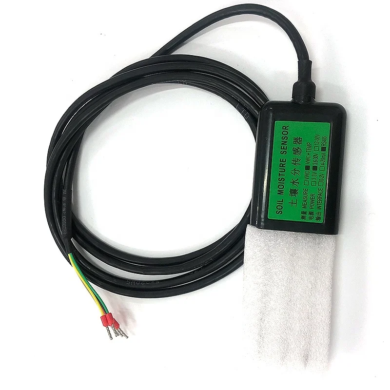 RS485 4-20mA Soil Temperature Humidity Moisture Conductivity ...