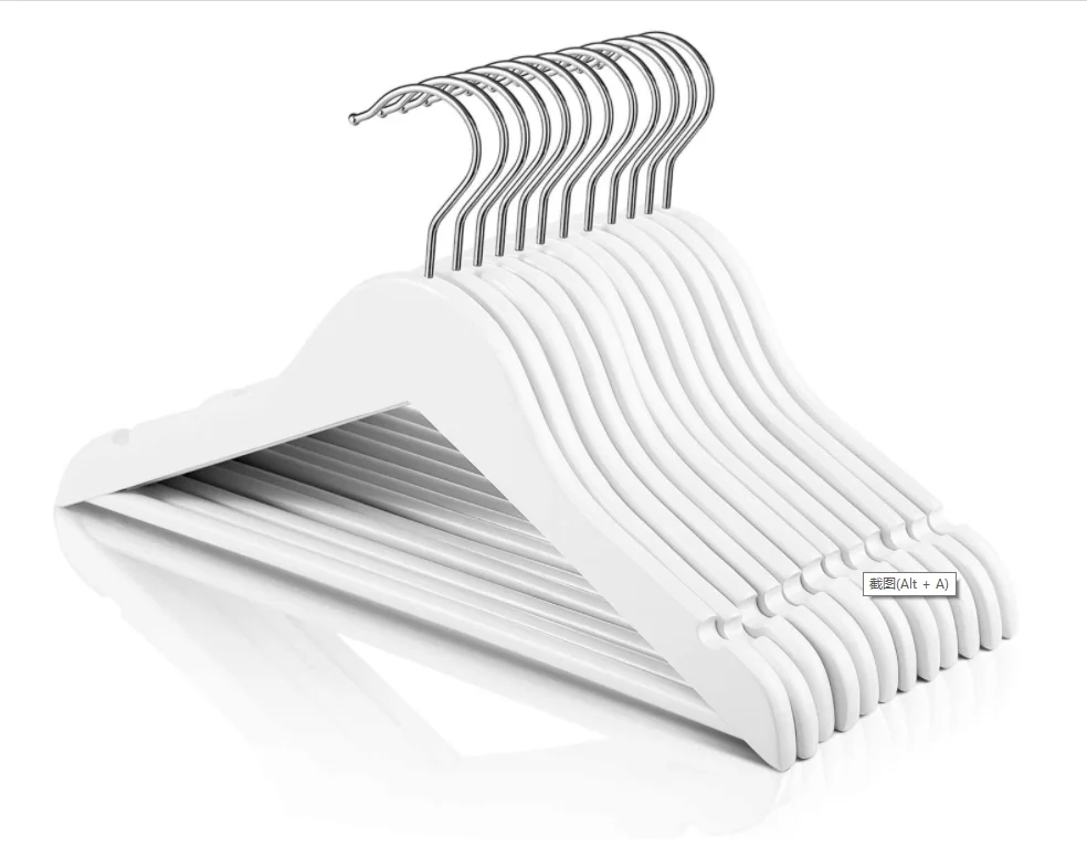 Multi-colors Wooden Children Baby Babi Kids Clothes Wood Hanger ...