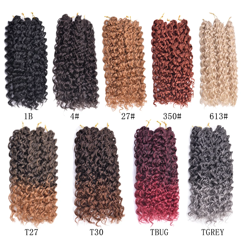 Synthetic Gogo Curly Crochet Braids Hair Extensions 10 14 18 Inch For ...
