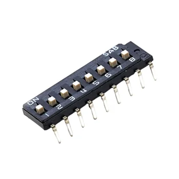 Smd/smt Slide Dip Switch 2.54mm Pitch Raised Actuator Type Single In ...