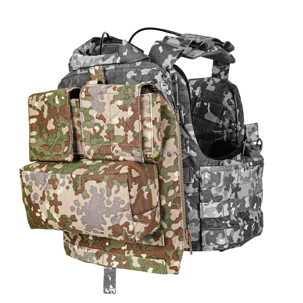 8271a1 Tactical Vest Pouch Bag Zip-on Panel Fit Cpc Ncpc Avs Mbav Jpc2 ...
