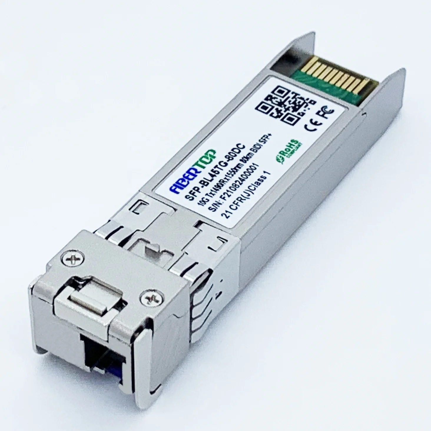 Cisco Compatible 10g Bidi Sfp+ 80km Tx1550/ Rx1490 Nm Lc Dom - Buy 10g ...