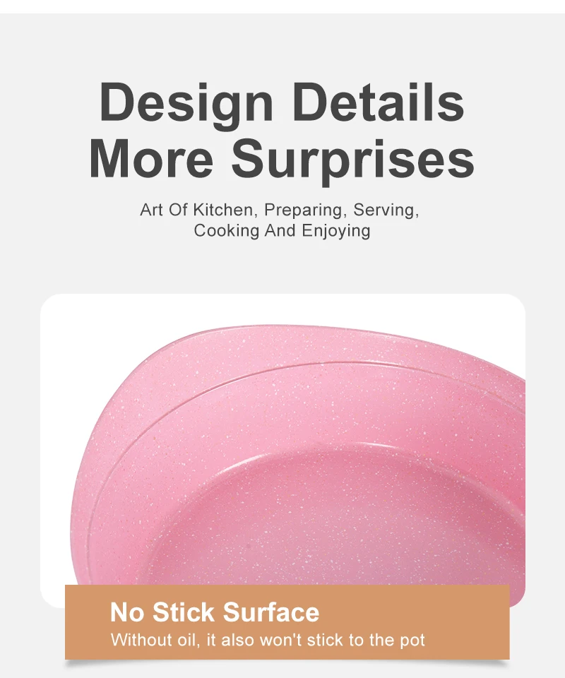 COOKLOVER 10 Piece Cast Aluminum Ceramic Non-Stick Cookware Sets