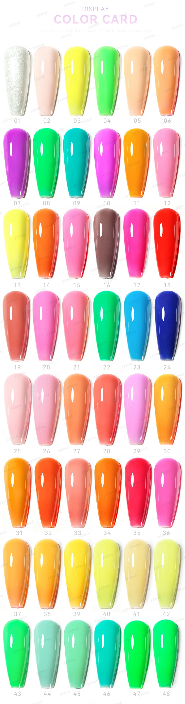 JTING Nail Factory - Luminous Glow in the Dark Gel Polish