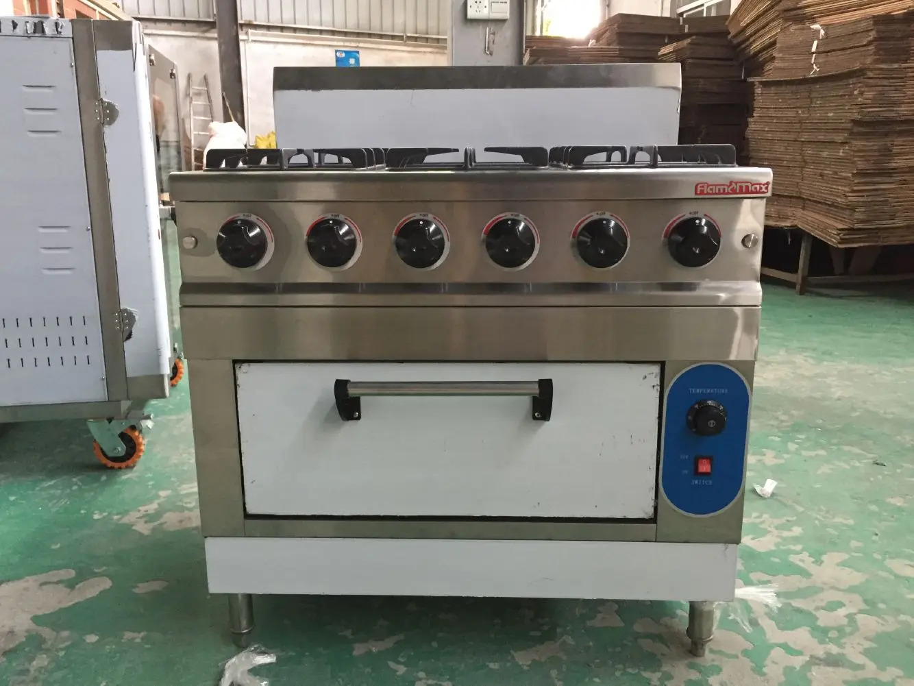 Flamemax 6 Burner Commercial Cooking Equipment - Gas Range