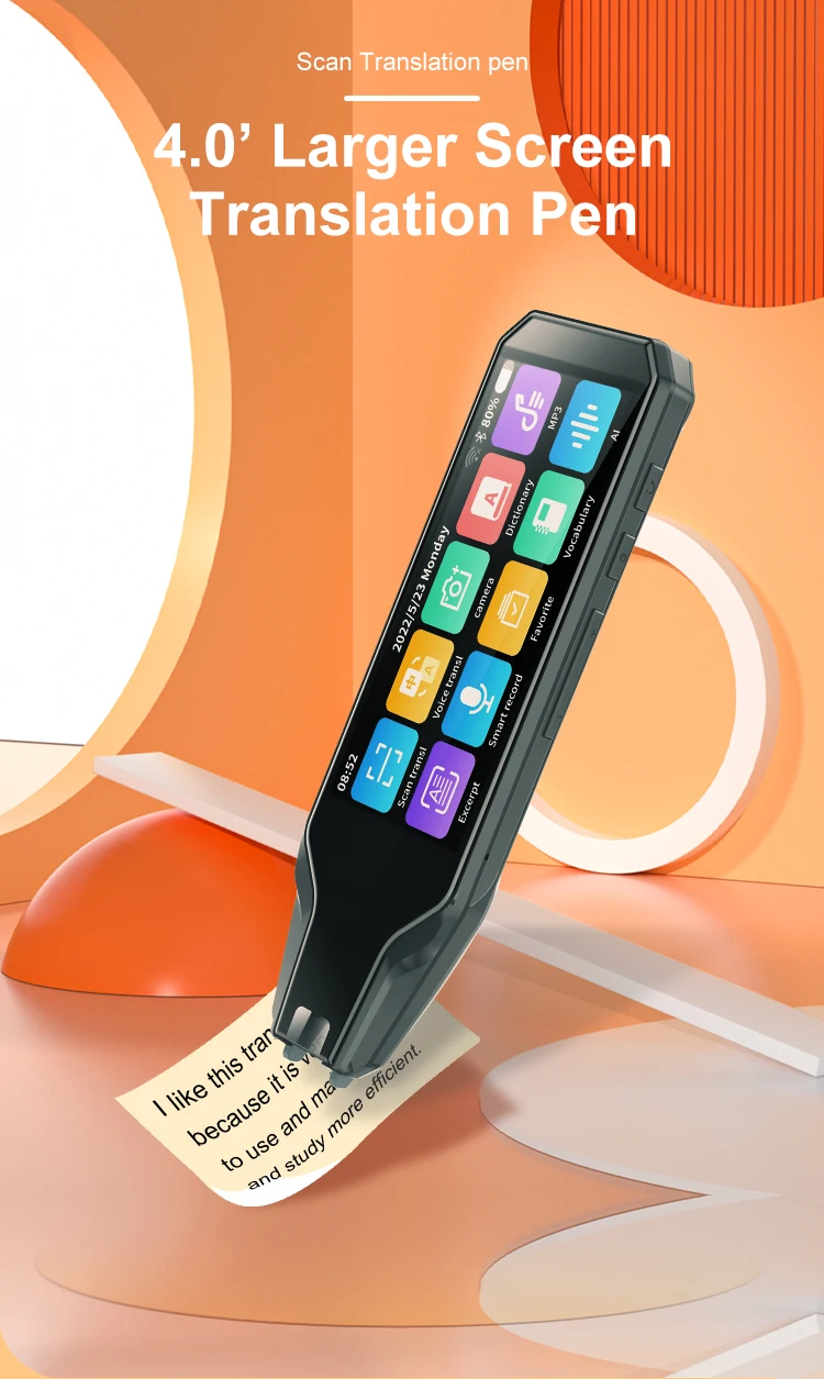 Factory Customized New Reading Pen Scanning Intelligent Language ...