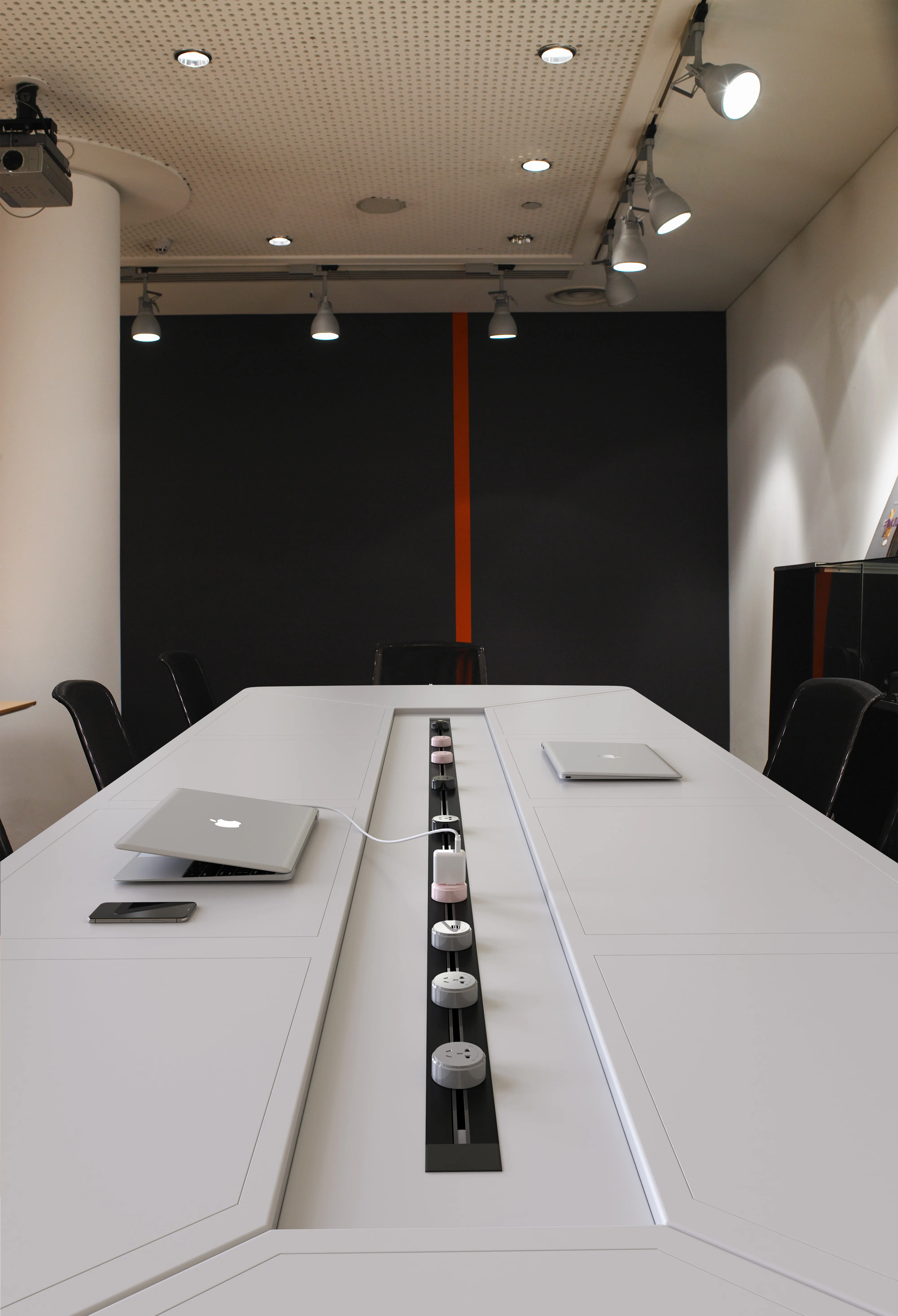 Universal Multi Smart Office Desk Power Track System Electric Socket ...