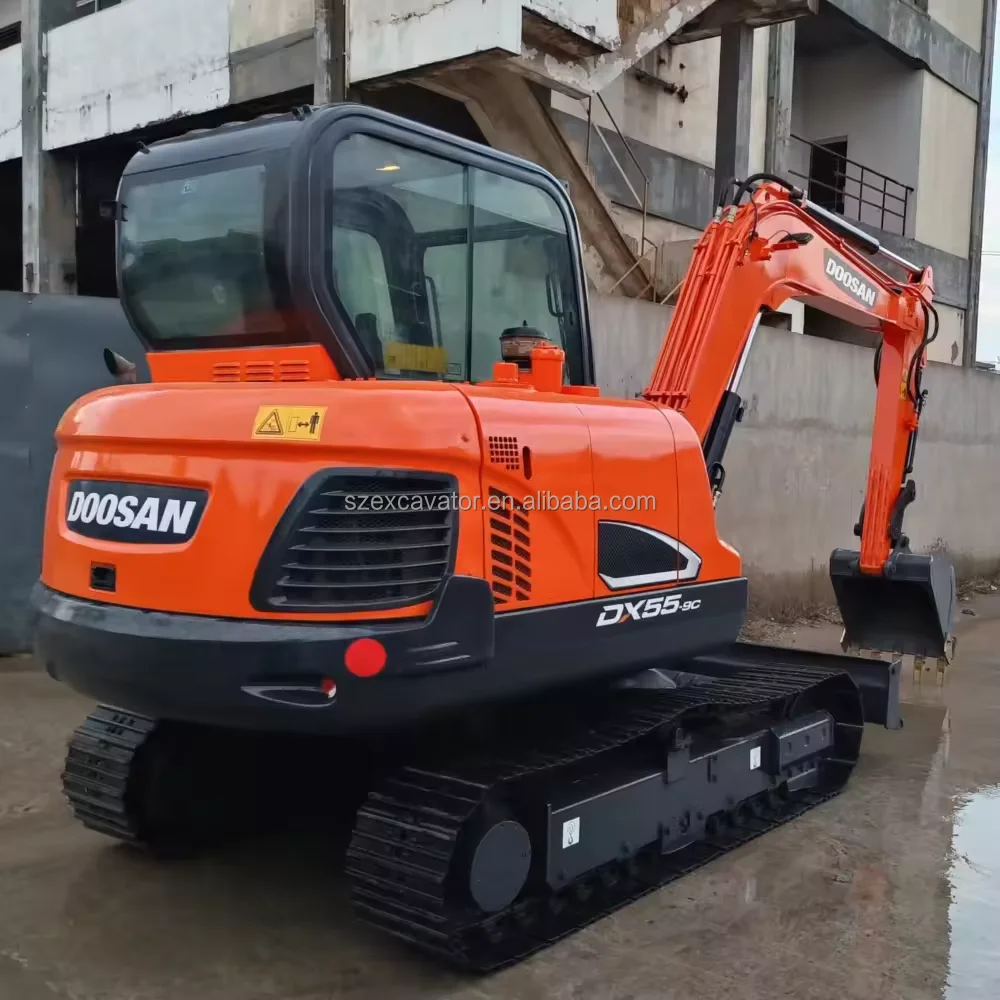 Used Mini Excavator DOOSAN Dx60 Excavators Made in Korea / Doosan Small ...