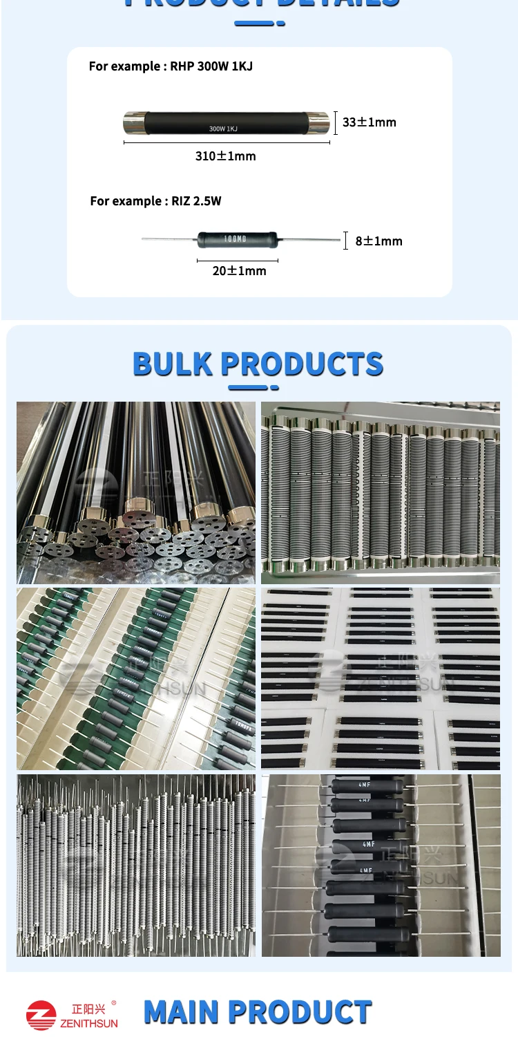 Cylindrical High Voltage Resistor For Aerospace Technology - Buy High ...