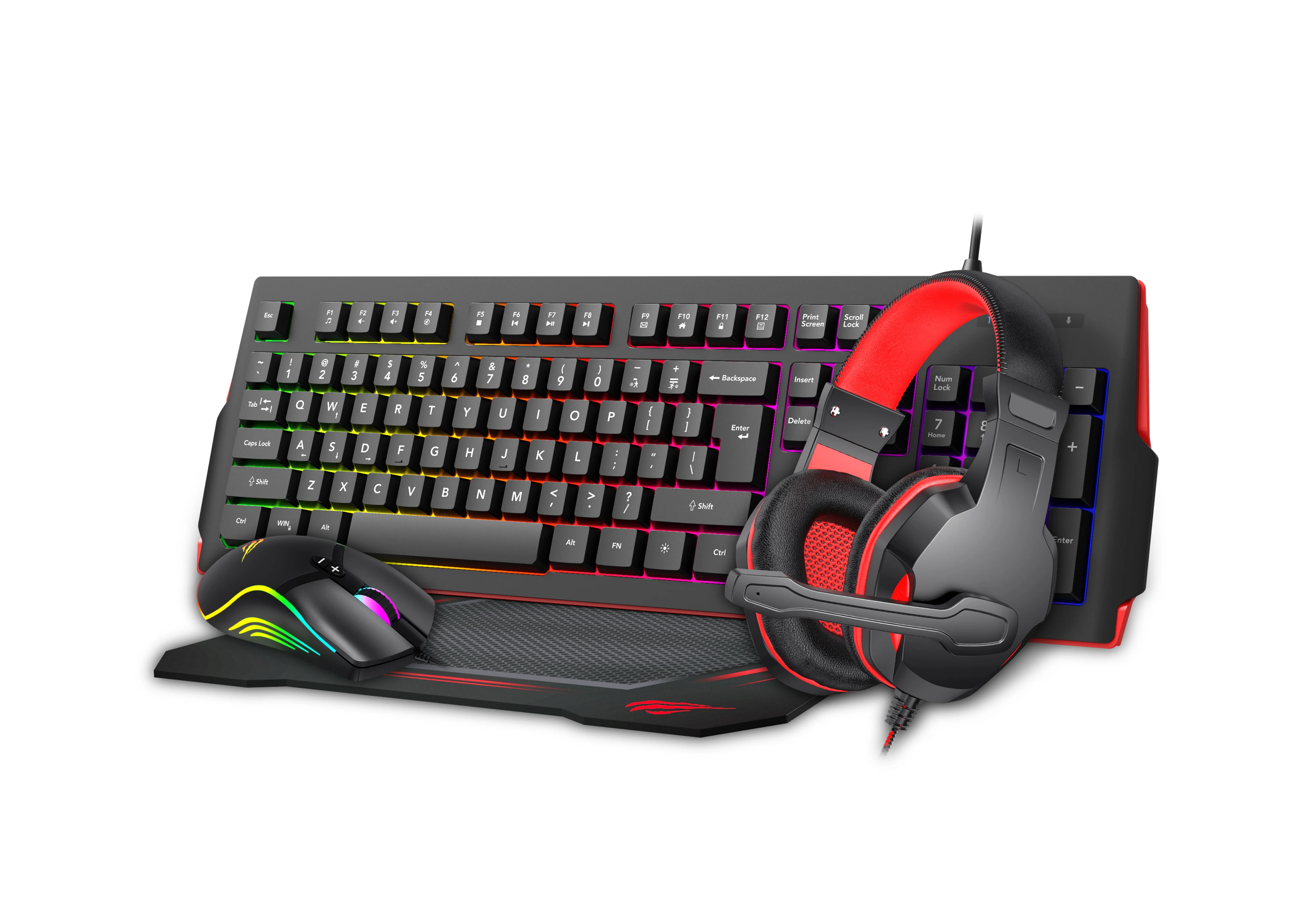 Havit KB868CM Gaming Kit - RGB Backlit Keyboard & Mouse