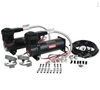 Air Ride Dual Pack 12v Dc Motor Air Compressor For Car Suspension ...