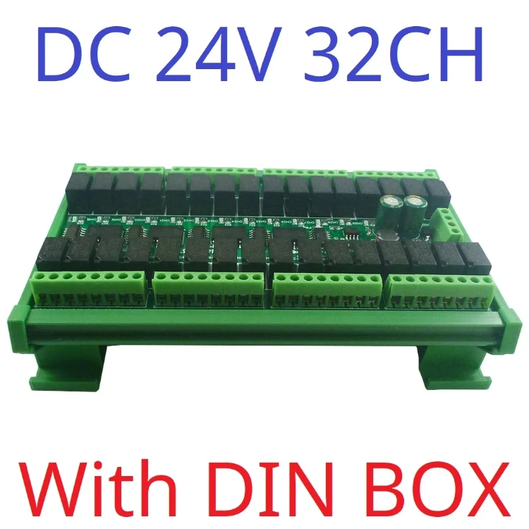 N4ROF32 32CH DC 12V 24V Mini Multifunction Modbus Rtu RS485 Relay Board ...