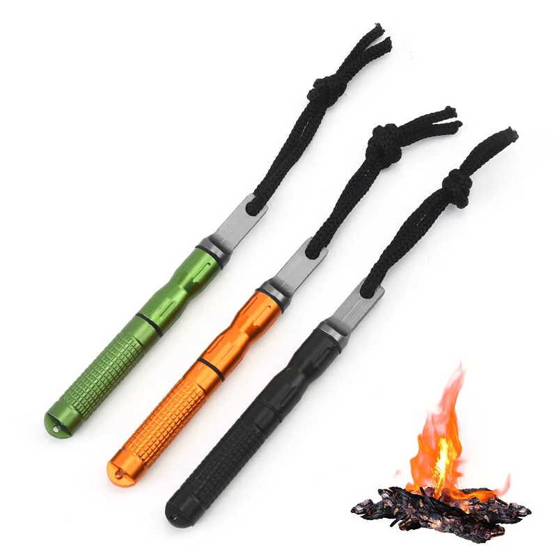 Outdoor Compact EDC Fire Starter - Waterproof & Replaceable