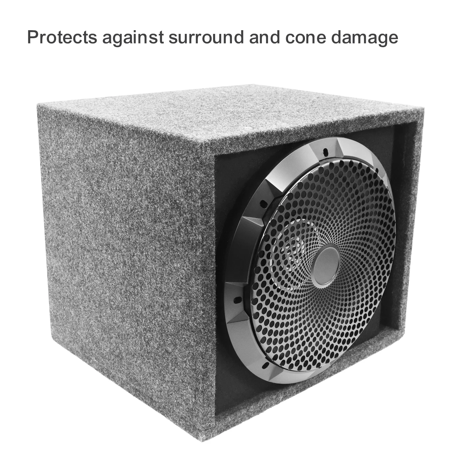 Edge Sg10 10-inch High Excursion Black Steel Mesh Subwoofer Grille ...