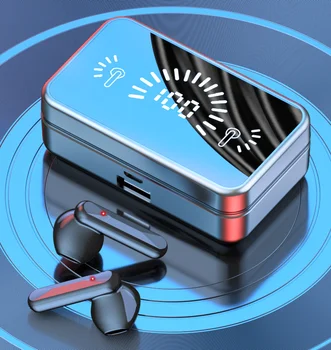 Tws Bluetooth Earphones S20 Touch Control Mirror Led Battery Display ...