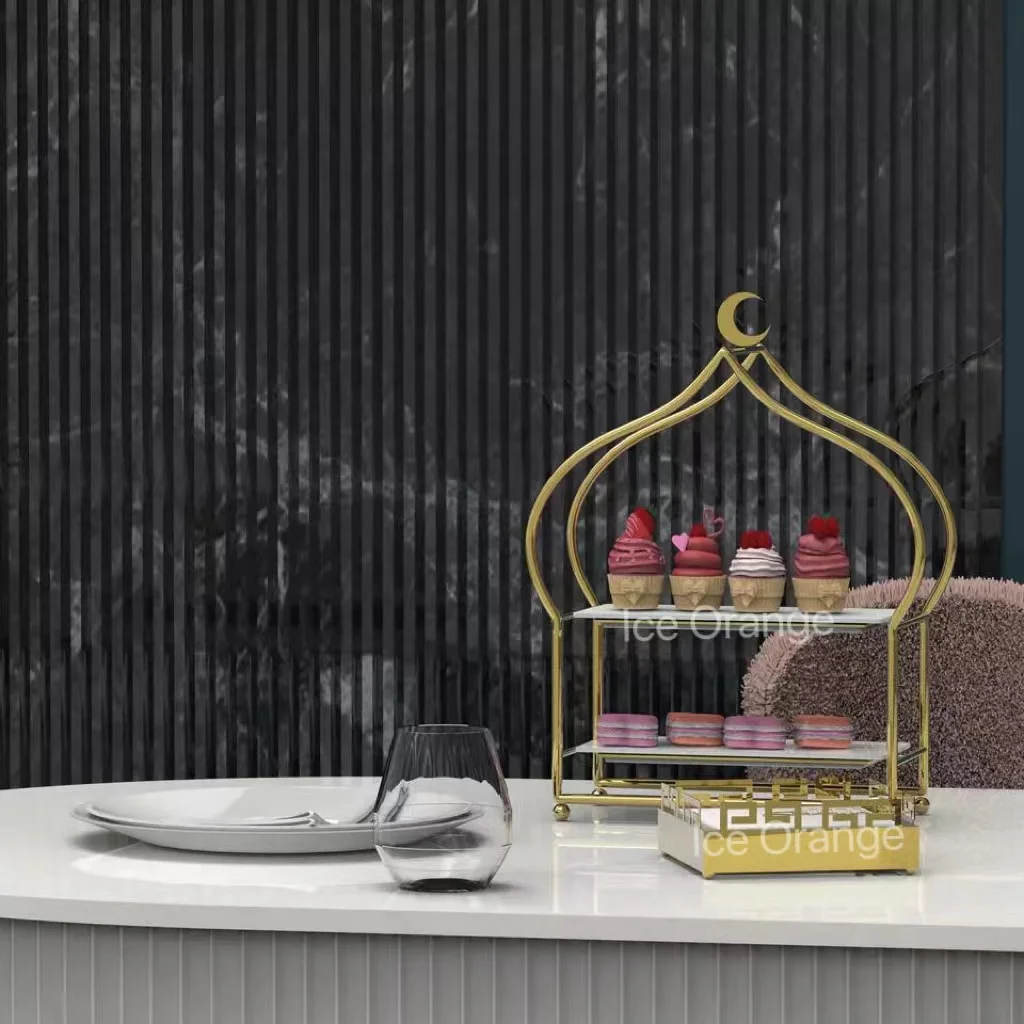 Eid Decoration Two Tier Metal And Ceramic Ramadan Gold Masjid Cake ...