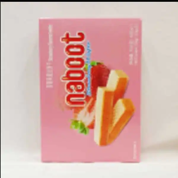 Naboot 160g Strawberry Flavor Wafer Biscuits Hard Rolling Sugars ...