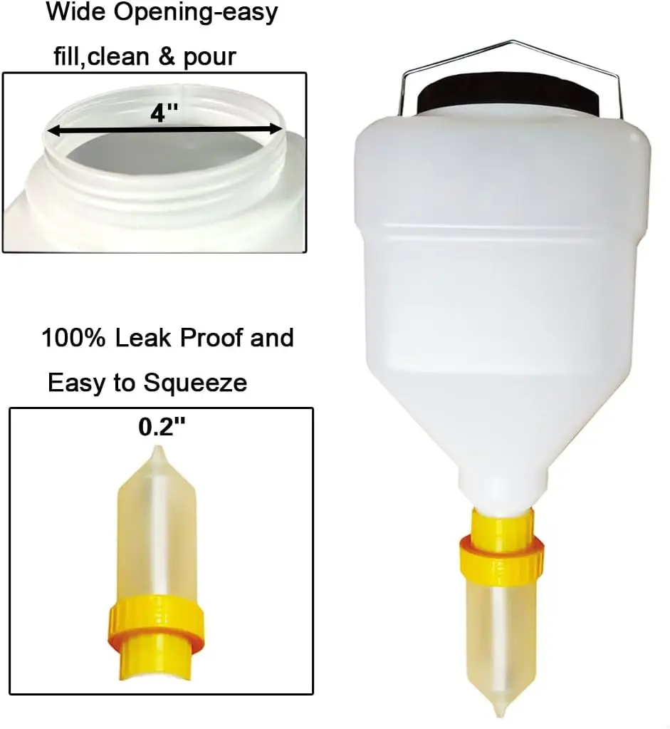 5.5L Hanging Sauce Dispenser - Perfect for Restaurant Kitchens