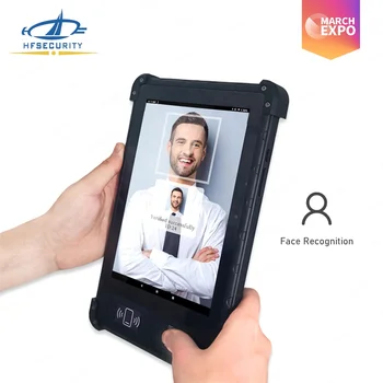 Hfsecurity Hf-fp08 Portable Rugged Android Fingerprint Tablet With Facial Recognition Optional ...