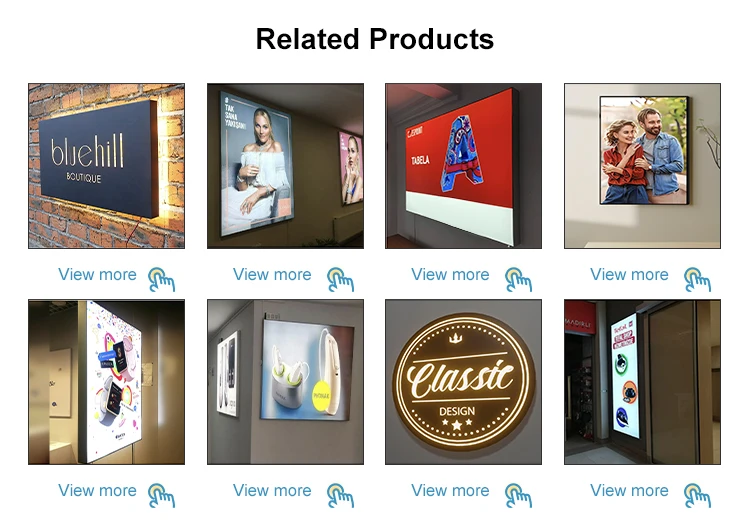 Competitive Price Sign Light Box Display Custom Indoor Adverts Led ...