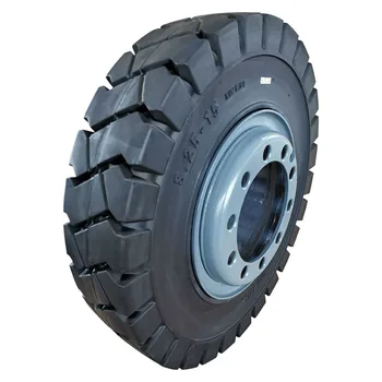Solid Resilient Forklift Tires 8.25 X15 8.25-15 825-15 825x15 Solid ...