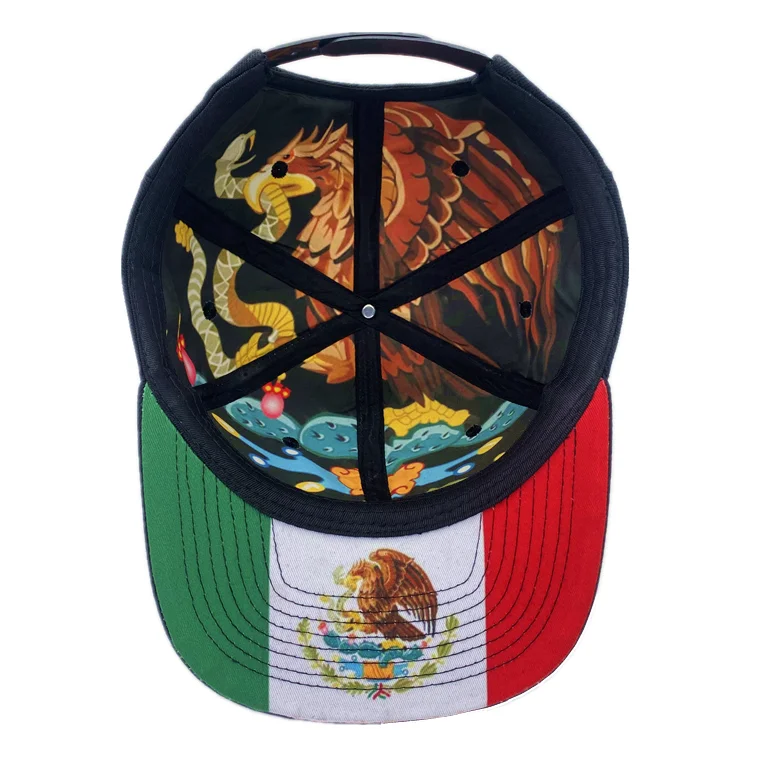 Wholesale Mexican Flag Snapback Cap - Customizable Hat
